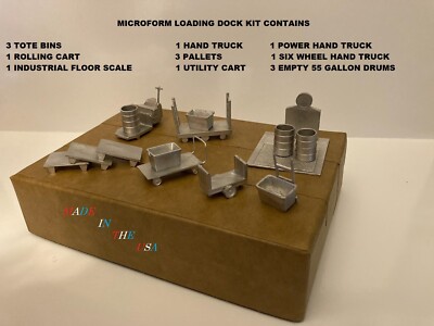 VINTAGE 1:48 -- O SCALE LOADING DOCK KIT FROM MICROFORM MODELS | eBay