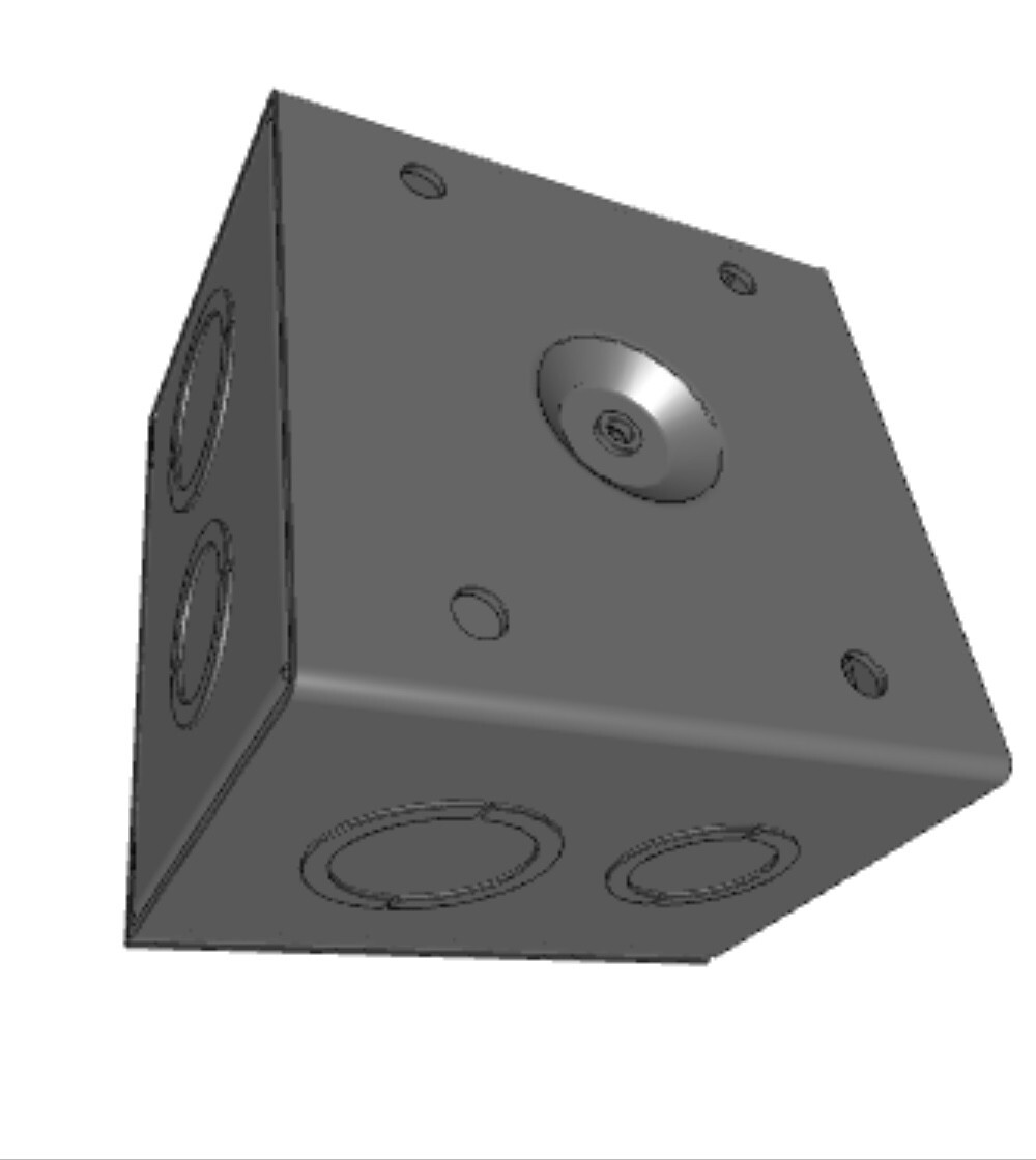 Hoffman ASG4x4x3 SCR CVR Pull Box NEW | eBay