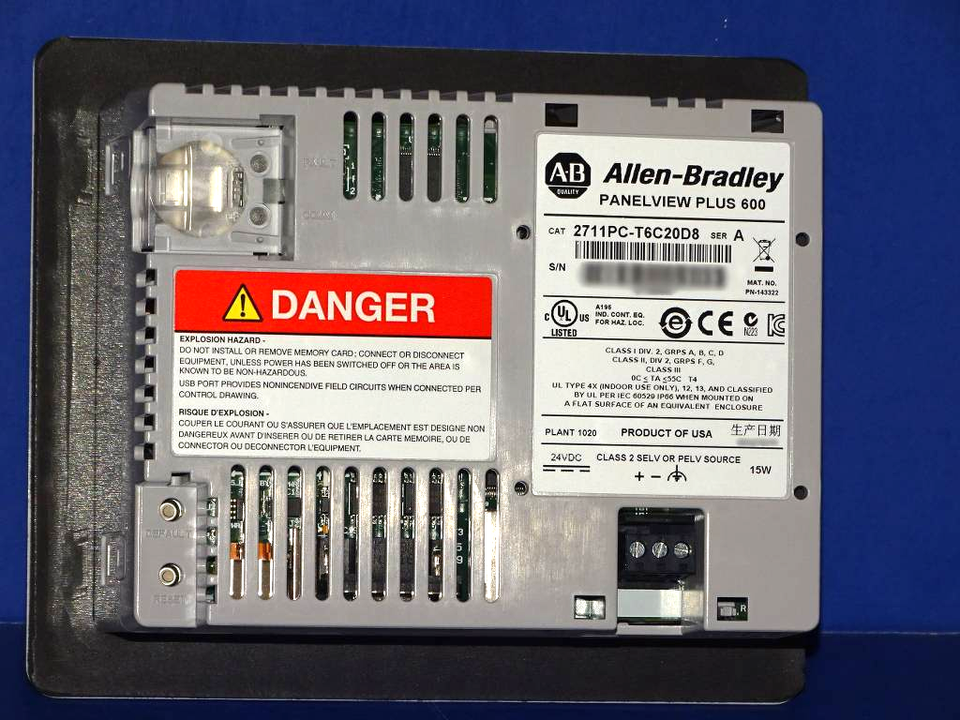 2711PC-T6C20D8 /A Allen Bradley PanelView Plus 600 COMPACT (EXCELLENT ...