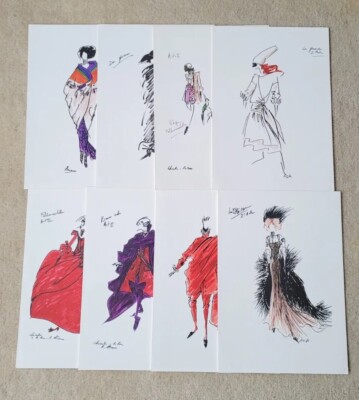 Rare Série Complète Menus AIR FRANCE Costumes d'Opéra Marc Bohan ...