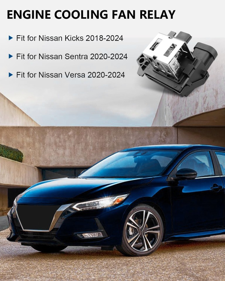 Engine Cooling Fan Relay Fit for Nissan Sentra Versa 2020-2023 Kicks ...