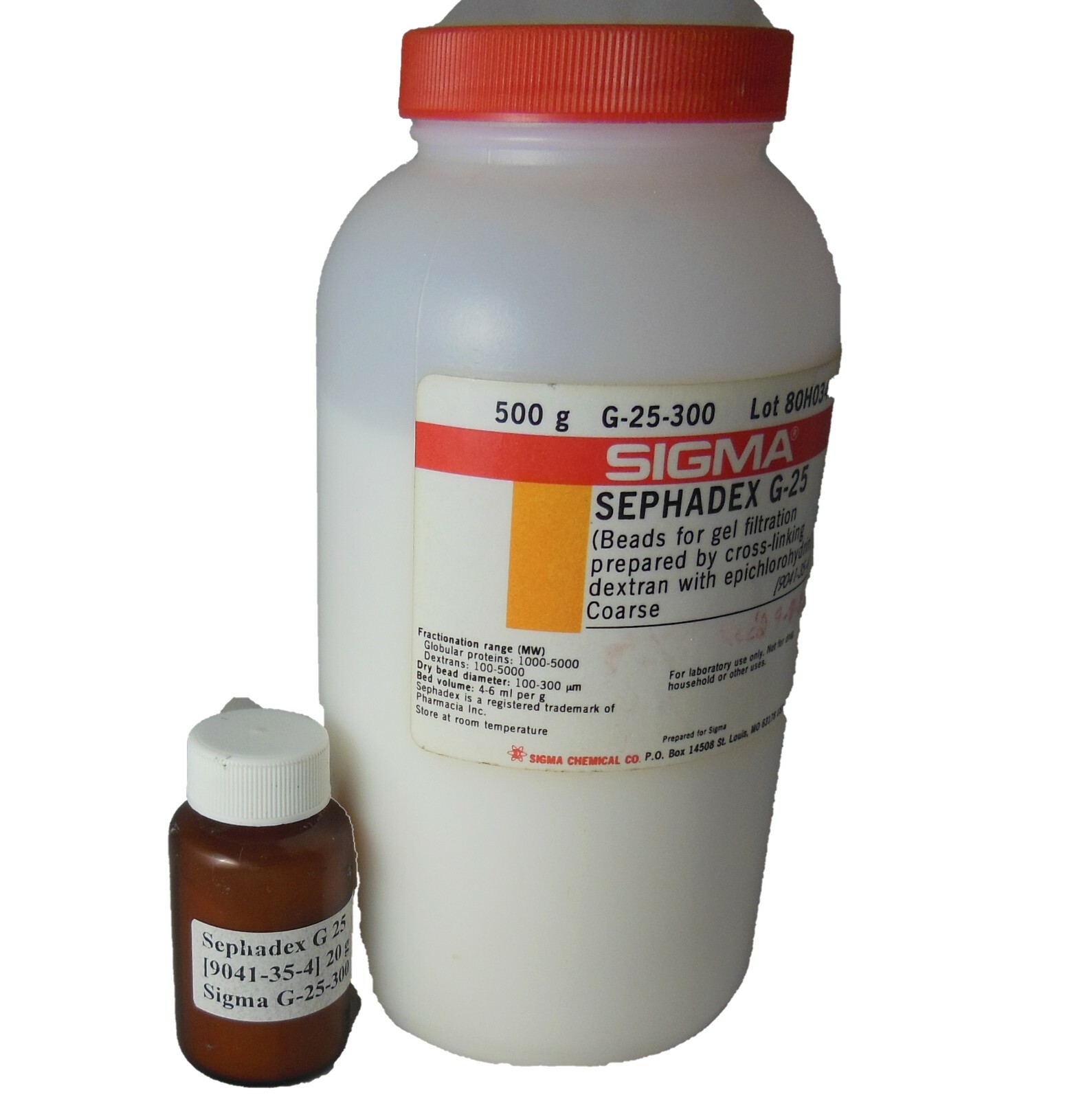 Sephadex G-25 20 grams Sigma G-25-300 aliquot from big bottle | eBay