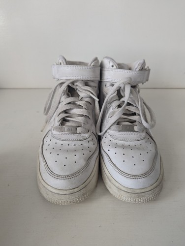 Nike Air Force One Mud Top Trainers White Triple White Size 5.5 Women's ...