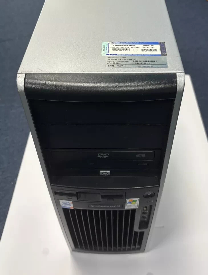 HP Workstation xw4100 Pentium 4 2400MHz 2GB RAM 500GB Hard Drive ...