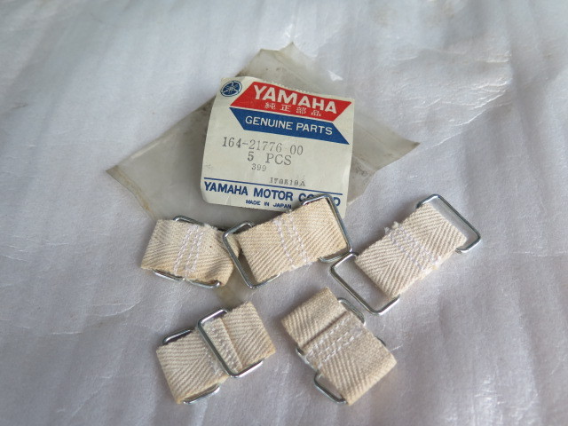 YAMAHA 100 YL2 L2C YL2CM YH3 BAND TANK FITTING X1 164-21776-00 GENUINE ...