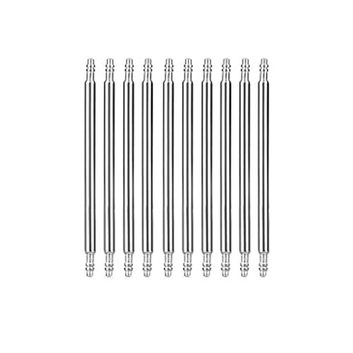 10X Watch Spring Bar Watch Band Pins Stainless Steel Double Flange 1 ...