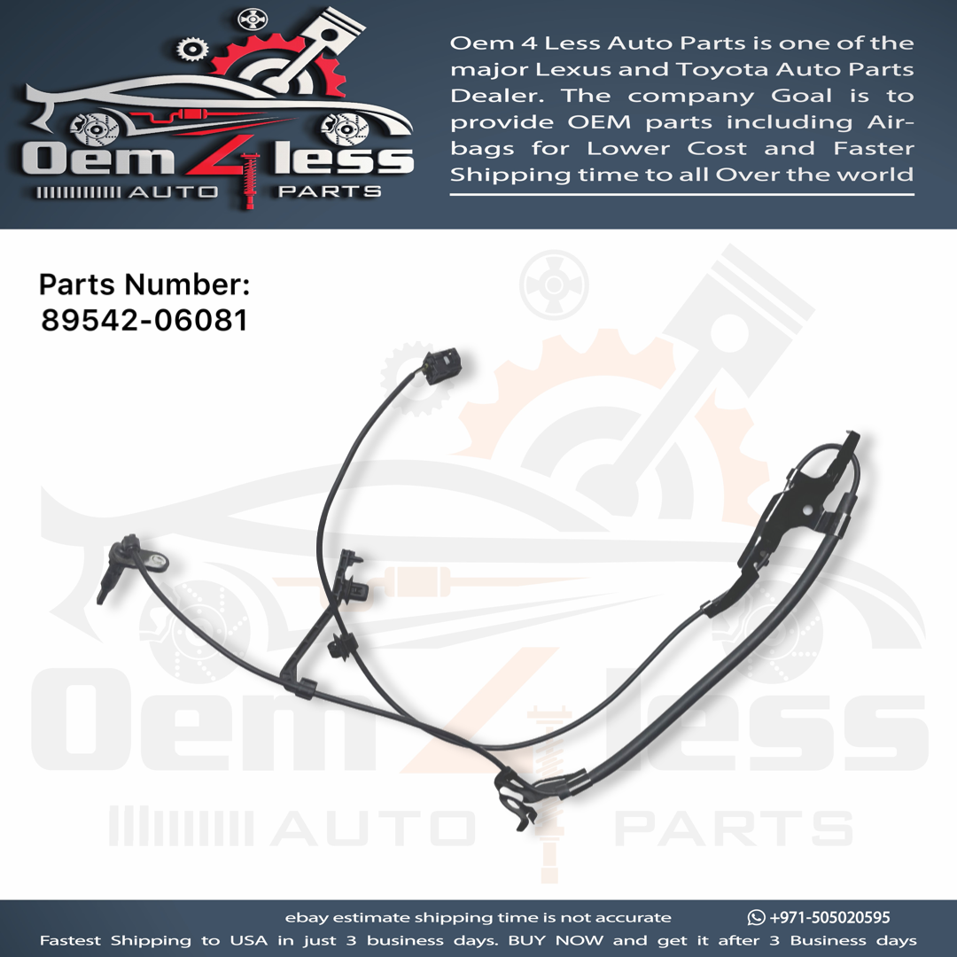 Toyota Camry ABS Wheel Speed Sensor Right Front 2018 To 2023 OEM 89542 ...