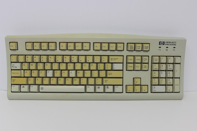 Vintage HP Hewlett Packard Keyboard C4732-60201 Sk-2502 Ps2 for sale ...