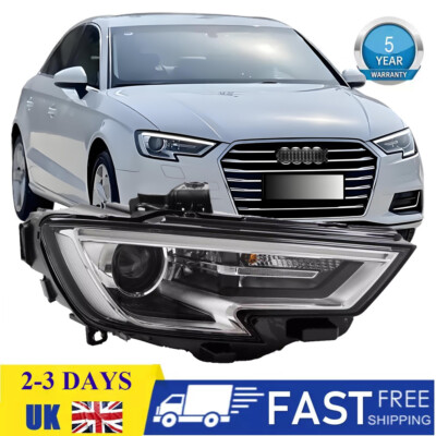Xenon Headlight Fit Audi A3 8V Facelift 2016-2020 LED DRL Light Right ...