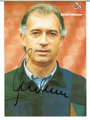 Manager Bernd Cullmann alte AK 94/95 1.FC Köln mit original ...