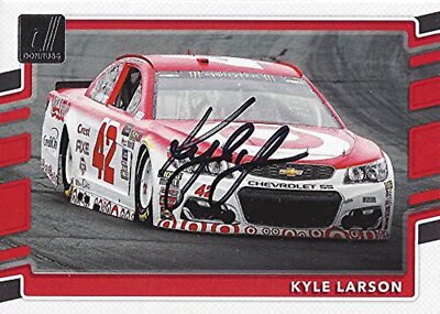 AUTOGRAPHED Kyle Larson 2018 Panini Donruss (#42 Target Car) Chip ...