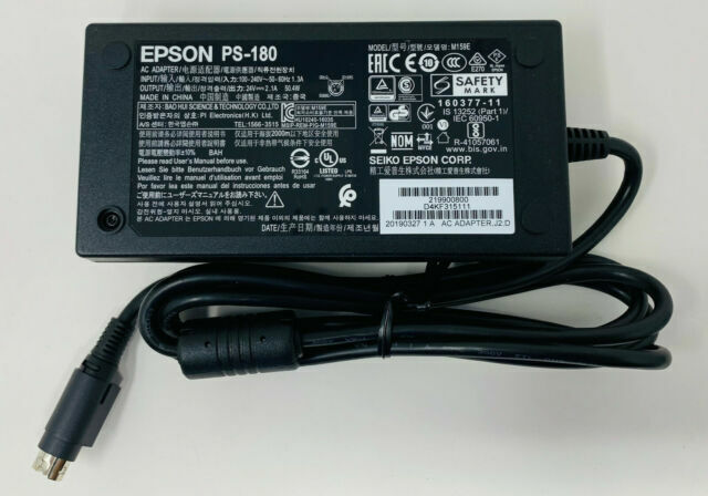 Epson PS-180 Printer Power Supply Cable Adapter - Free Delivery NEW ...