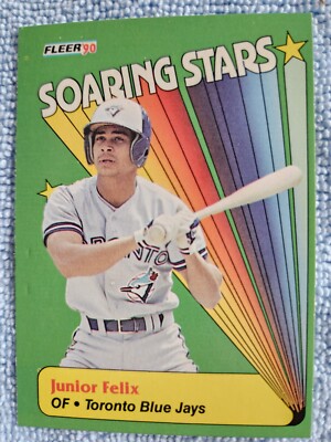 Junior Felix 1990 Fleer Baseball 9 Toronto Blue Jays | eBay