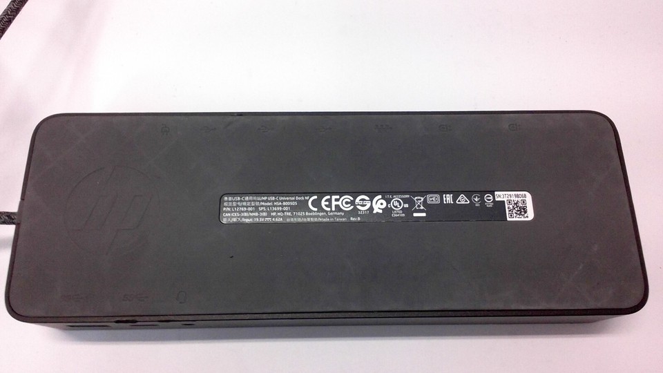 HP USB-C Universal Dock Station L12769-001 HSA-B005DS w/ 90W AC | eBay