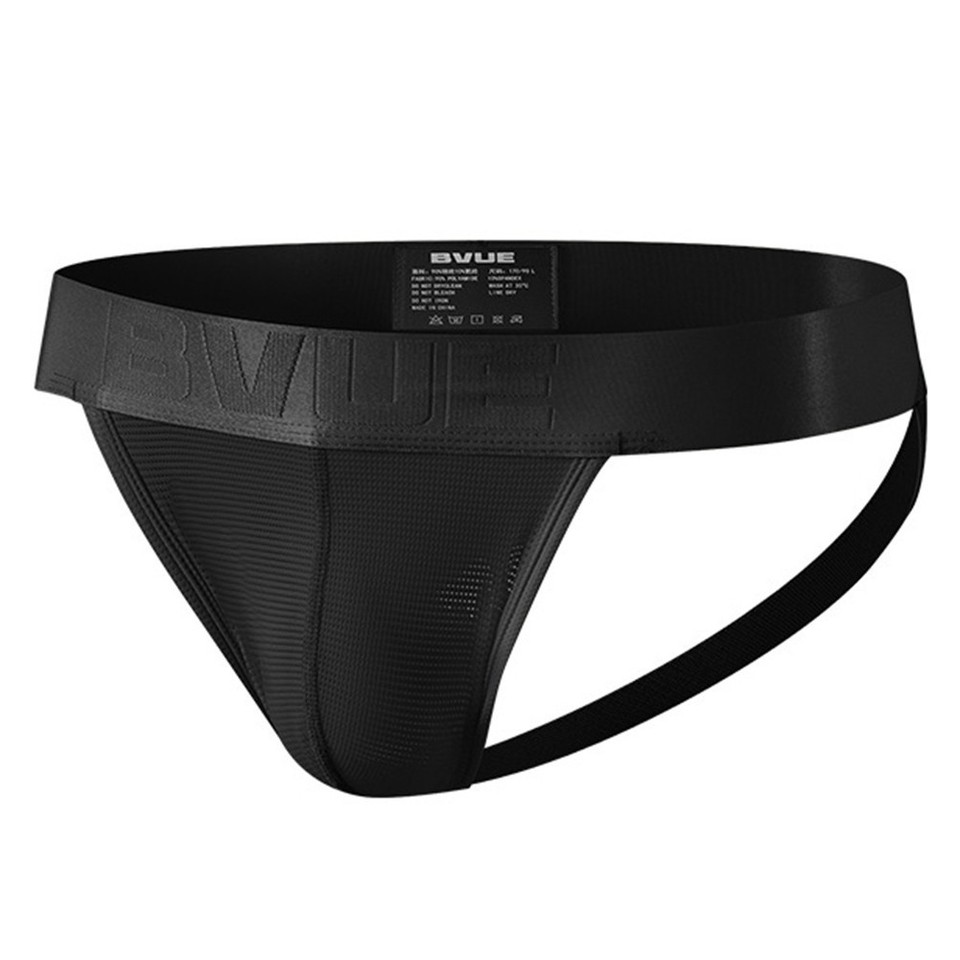 Mens Thong Underwear Breathable Mesh G String with U Pouch for ...