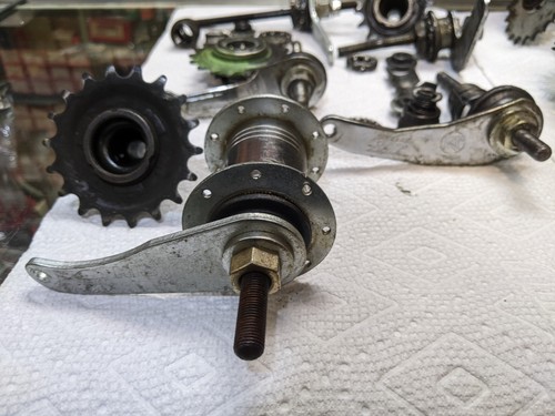 Vintage Bicycle Single Speed Coaster Brake Parts Lot Bendix, Shimano ...