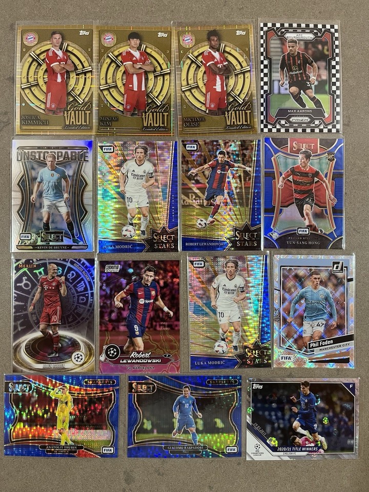 Panino Fifa Select Topps Chrome Lot Soccer Cards Lamine Yamal Saka ...