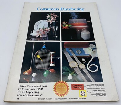 Consumers Distributing Catalog 1984 Toys Furniture Electronics Tools ...