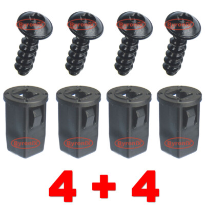 FOG LIGHT LAMP CLIPS PLASTIC EXPANSION NUT & SCREWS FOR FORD FOCUS C ...