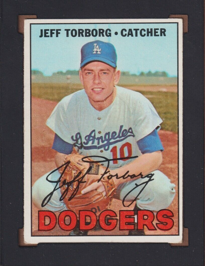 1967 Topps #398 Jeff Torborg - Los Angeles Dodgers - Ex+/ExMT - 069 - 🔥 ...