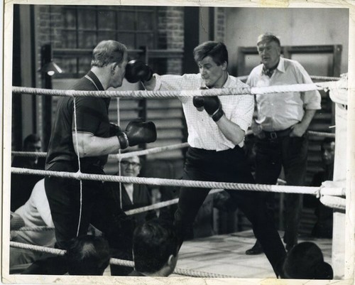 The Saint TV 1960's Roger Moore Boxing Nosher Powell Stamped Original ...