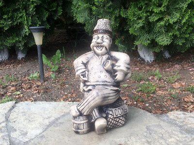 Vintage Ceramics figurine bottle Decanter Man on a bag of salt Ukraine ...