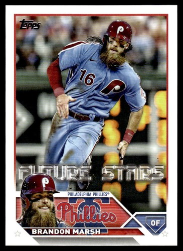 2023 Topps #237 Brandon Marsh Advanced Stats #/300 | eBay