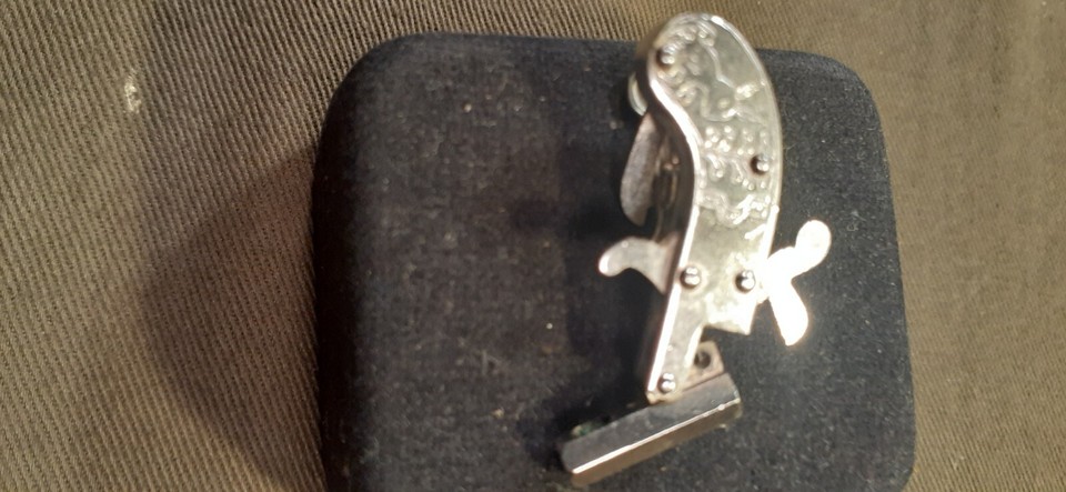 Vintage Chadwick Little Atom Gun Flintlock Fire Pistol Tie Clip Japan ...