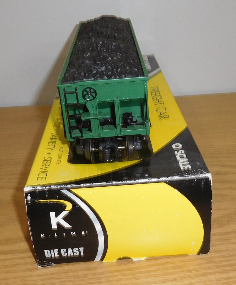 K-LINE K623-1941 READING RDG DIE-CAST O SCALE 4-BAY COAL HOPPER TRAIN ...