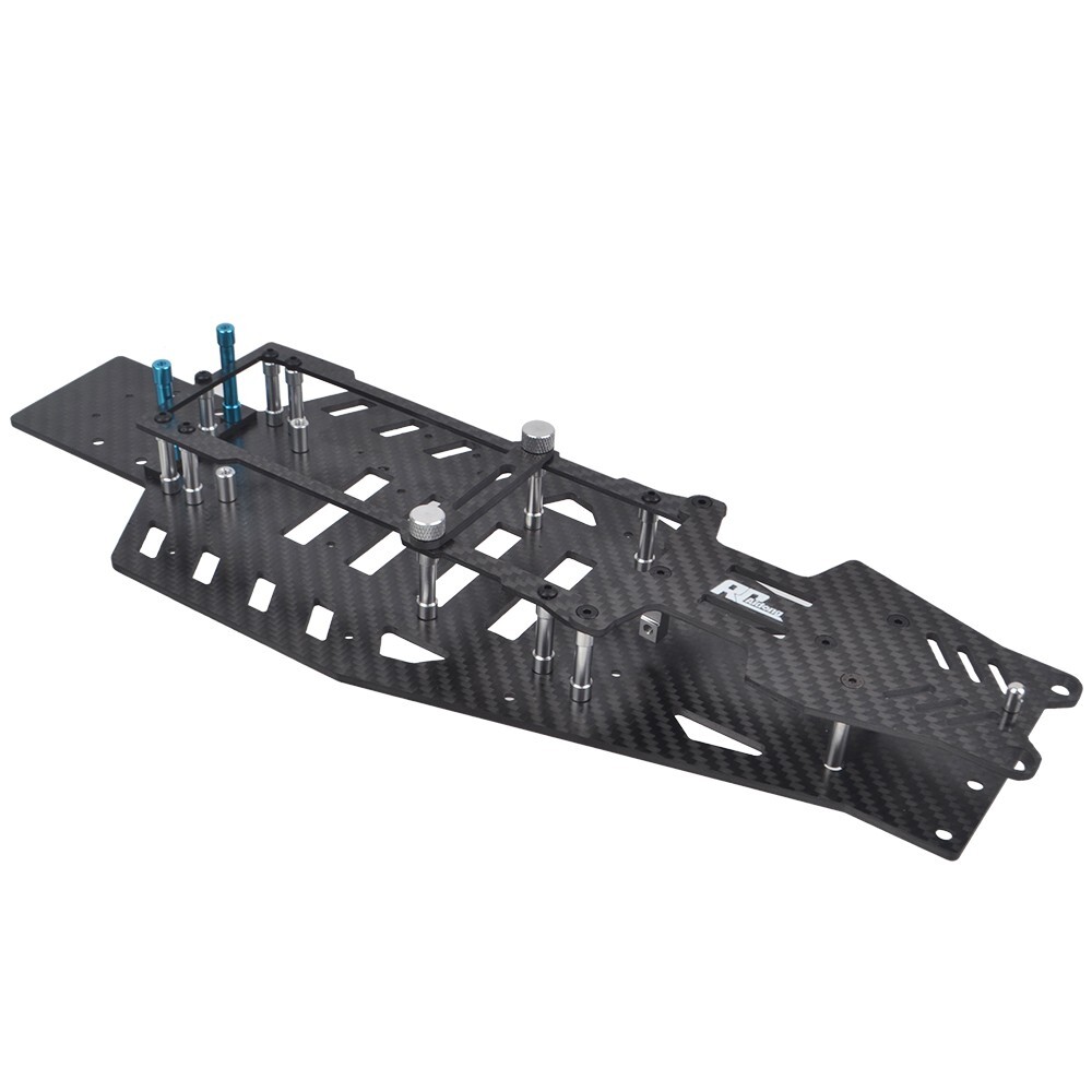 Carbon Upper Lower Chassis Kit for Traxxas 2WD Rustler Bandit VXL ...