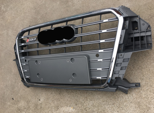For Audi Q3 2013 2014 2015 SQ3 Style Grill Front Bumper Gray Grill ...
