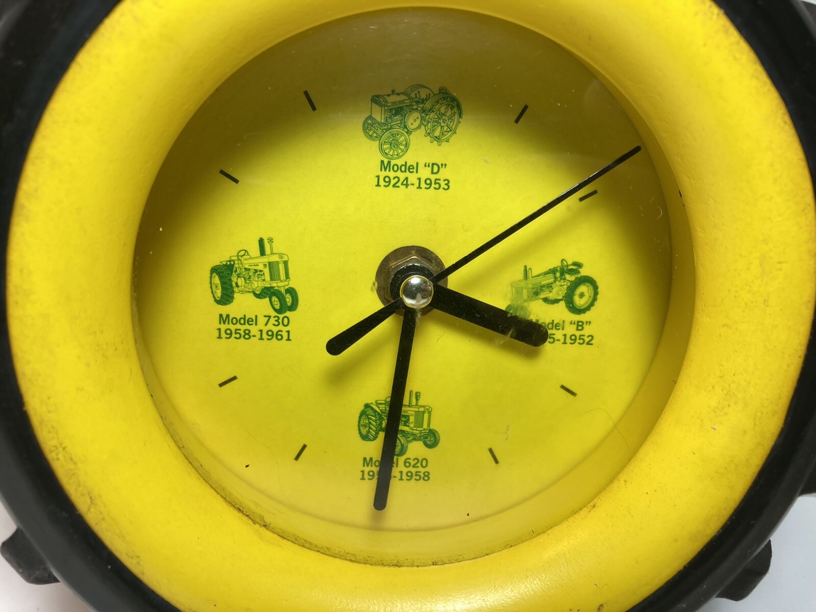 Vintage John Deere Style Tractor Tire Wall Clock 6.5” | eBay
