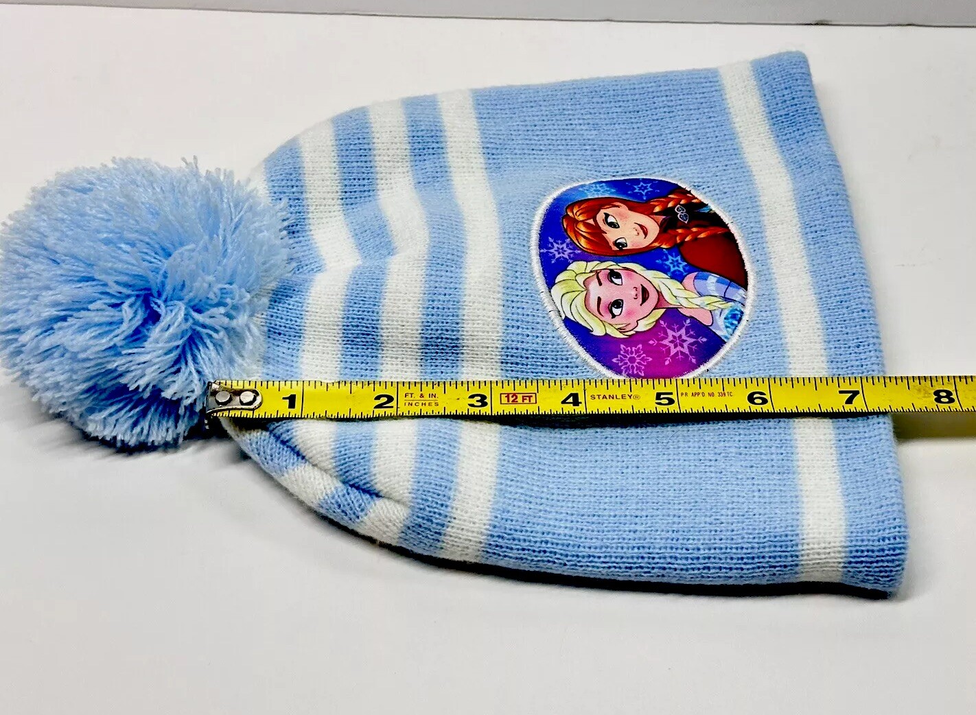 Disney Frozen Movie Elsa Blue Beanie Hat Cap Knit Winter Ski Costume ...