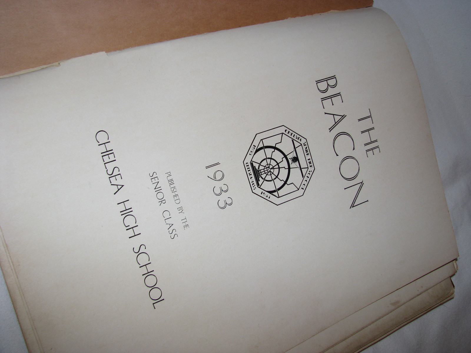 1933 THE BEACON Chelsea High School Yearbook (Mass.) | eBay