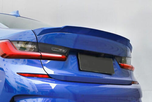 For BMW 3-Series 2019-2022 G20 ABS Blue FR-208 Spoiler Tail Trunk Lip ...