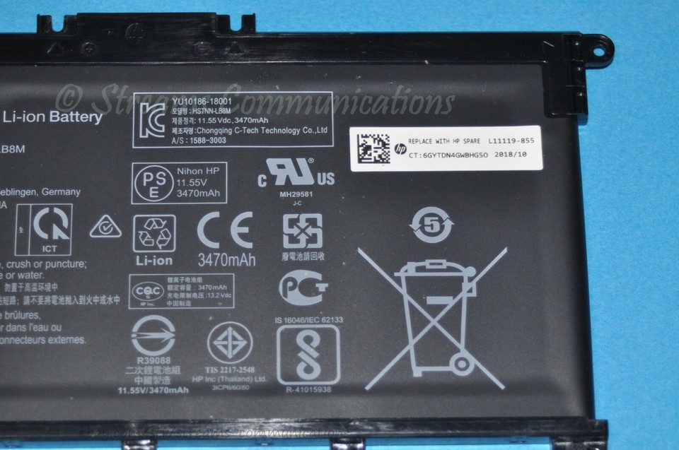 HP 17-BY 17T-BY400 17Z-CA100 17Z-CA200 17Z-CA300 17-BY0001CY Laptop OEM ...
