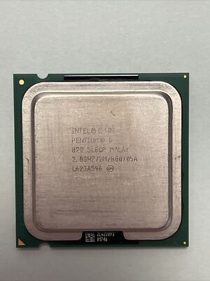 Intel Pentium D 820 2.8GHz /2M /800 / 05A CPU SL8CP socket 775 dual ...