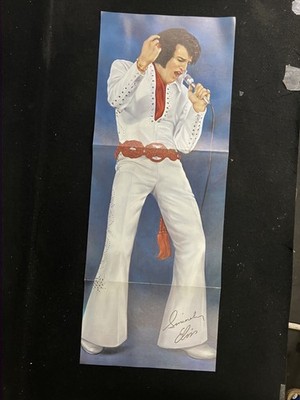 ELVIS PRESLEY ALL STAR SHOWS FOLDOUT CONCERT POSTER ORIGINAL 1970 11" X ...