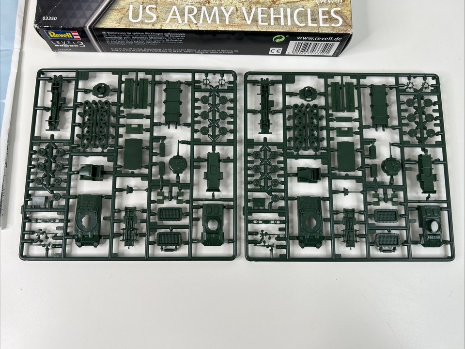 Revell US Army Vehicles 1:144 Scale Level 3 Plastic Model Kit | eBay