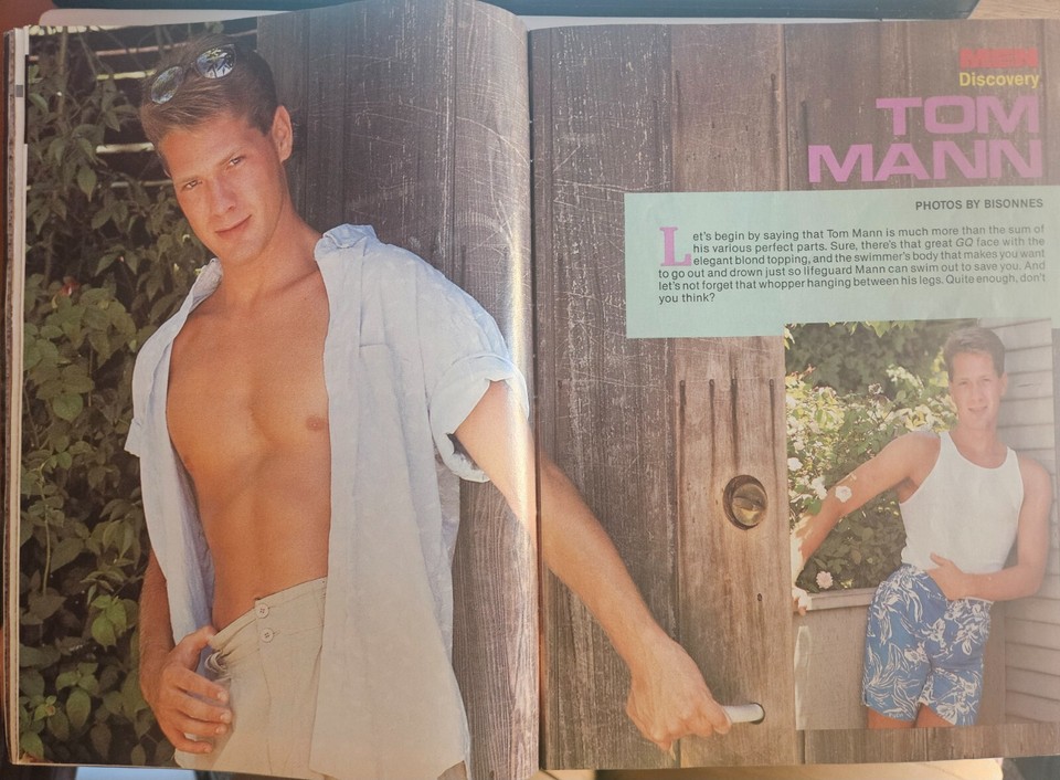 Advocate Men Jan 1987, Handsome Models From 80s, Gay VINTAGE Magazine ...
