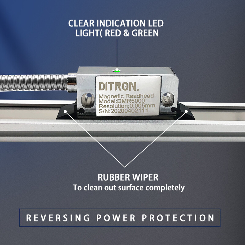 1UM Magnetic Scale Digital Readout 3Axis 2Axis DRO Display fo CNC ...