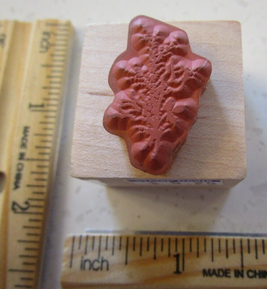 PSX B-1329 MW RUBBER STAMP- ROSE BUDS STEM BRANCH | eBay