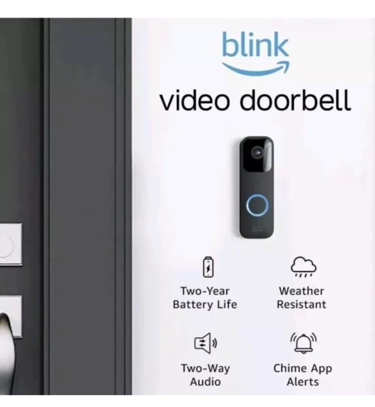 BLINK Video Doorbell + Sync Module 2 Two Way Audio Wired Or Wireless ...