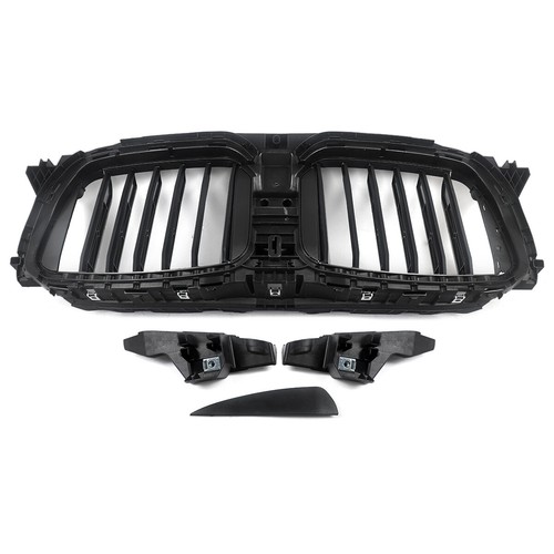 For 20-24 BMW X3 G01 X4 G02 LCI Front Active Air Shutter Grille ...