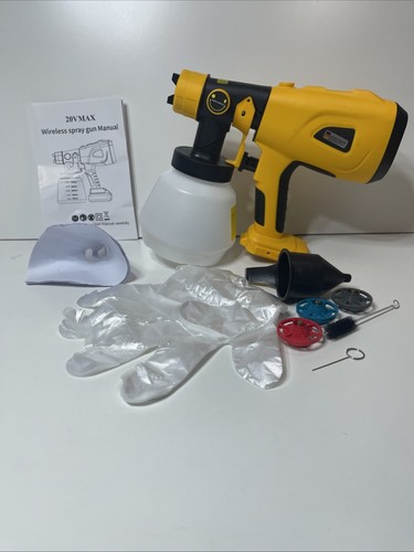 Spray Gun Wireless Airless 20v Dteztech Yxsg05 | eBay