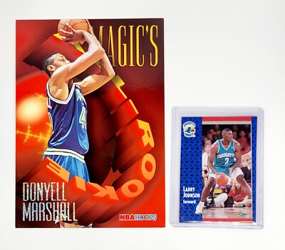 JUMBO OVERSZIED 1994-95 Hoops Magic's All-Rookies DONYELL MARSHALL #AR ...