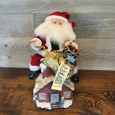 Animated Musical Santa Traditions Santa on House Tested Holidays ...