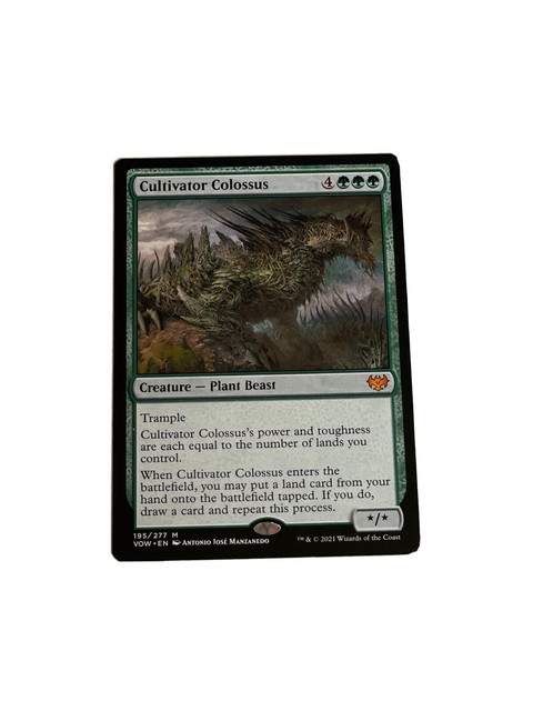 MTG Cultivator Colossus Innistrad: Crimson Vow 195/277 Regular Mythic ...
