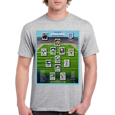 Panini card style Football Dream Team T-Shirt - Personalised team | eBay UK