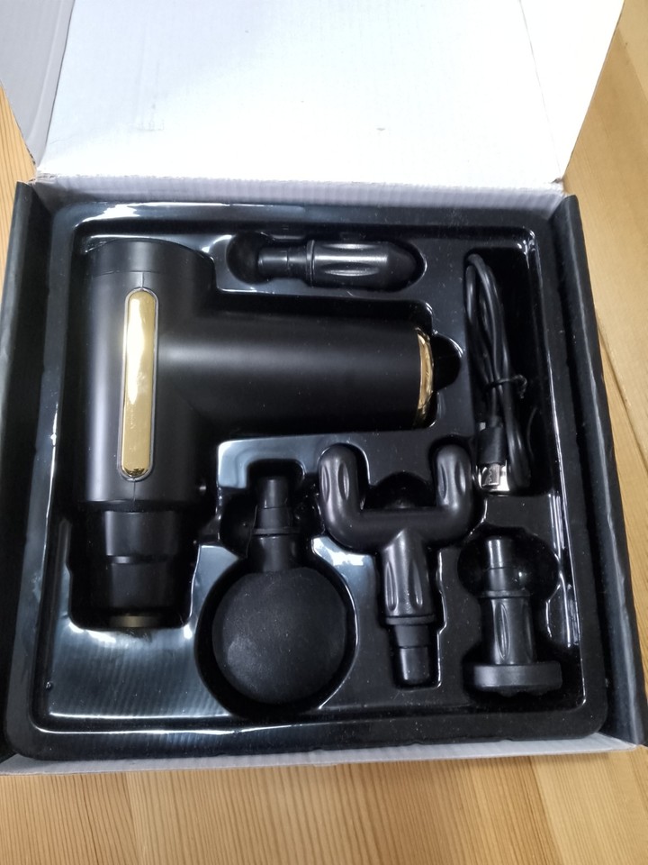 Massage Gun - Four Interchangeable Heads in 4 Shapes To Target Specific ...